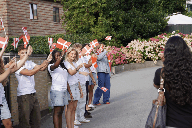 Første skoledag – Gammel Hellerup Gymnasium